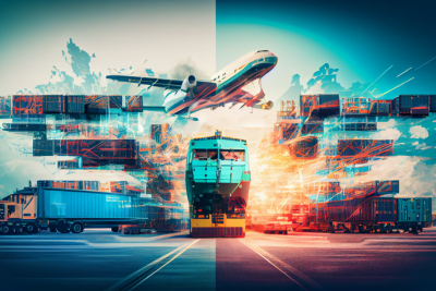 What are the four major modes of transportation for logistics?